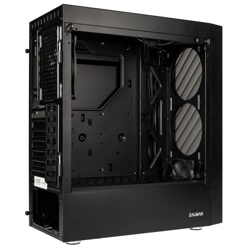 Кутия Zalman T7, Mid-Tower, Без захранващ блок, ATX, Black - eMAG.bg