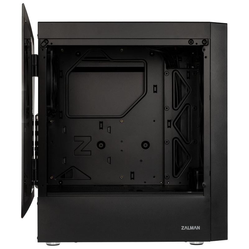 Кутия Zalman T7, Mid-Tower, Без захранващ блок, ATX, Black - eMAG.bg
