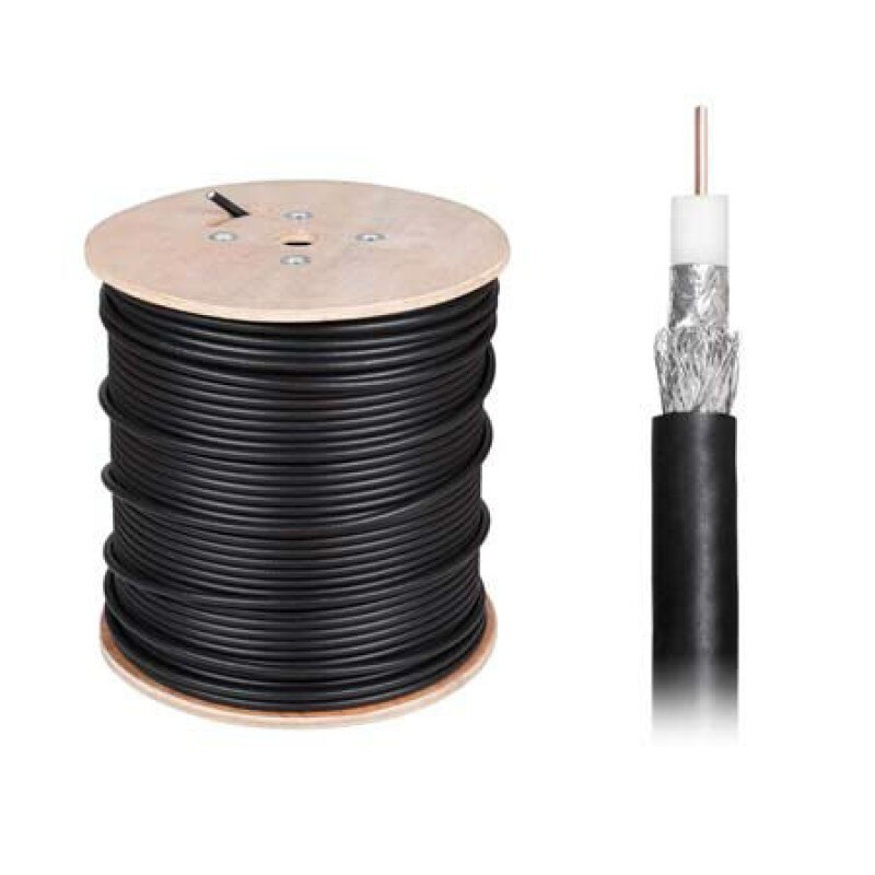 Cablu coaxial RJ11, 75 Ohm, tambur 305 m - eMAG.ro