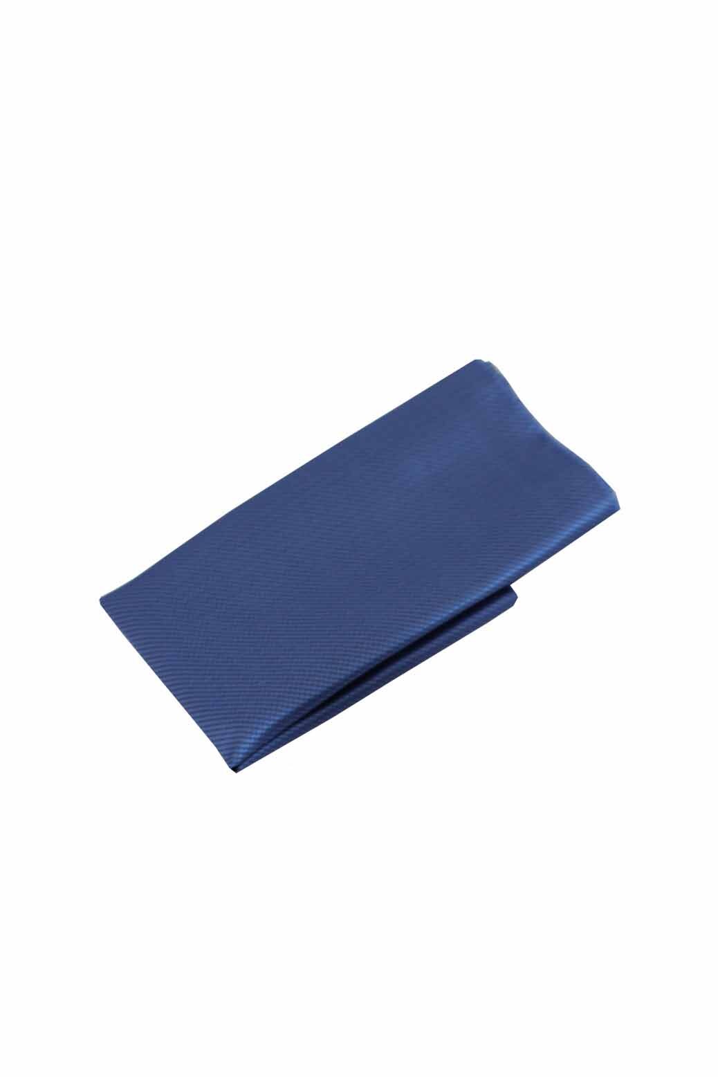 Papion dublu Albastru-Negru cu batista buzunar pentru sacou, Ryan ...