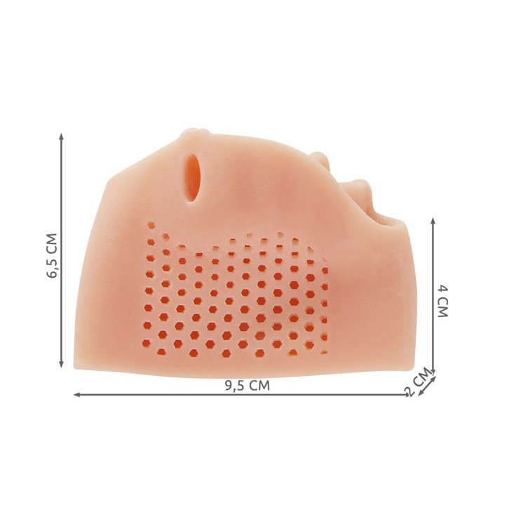 Protectie pentru monturi si separator degete, din silicon, roz, 6 ...