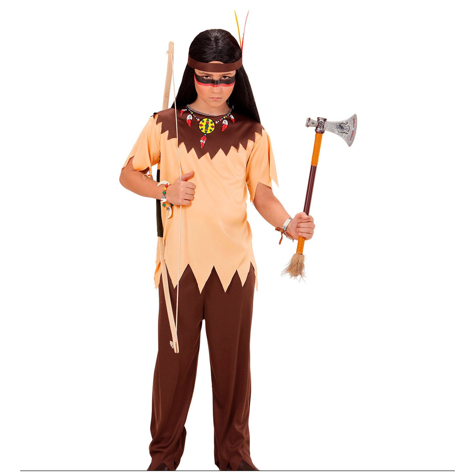 Costum Indian Copil Widmann 8-10 ani - eMAG.ro