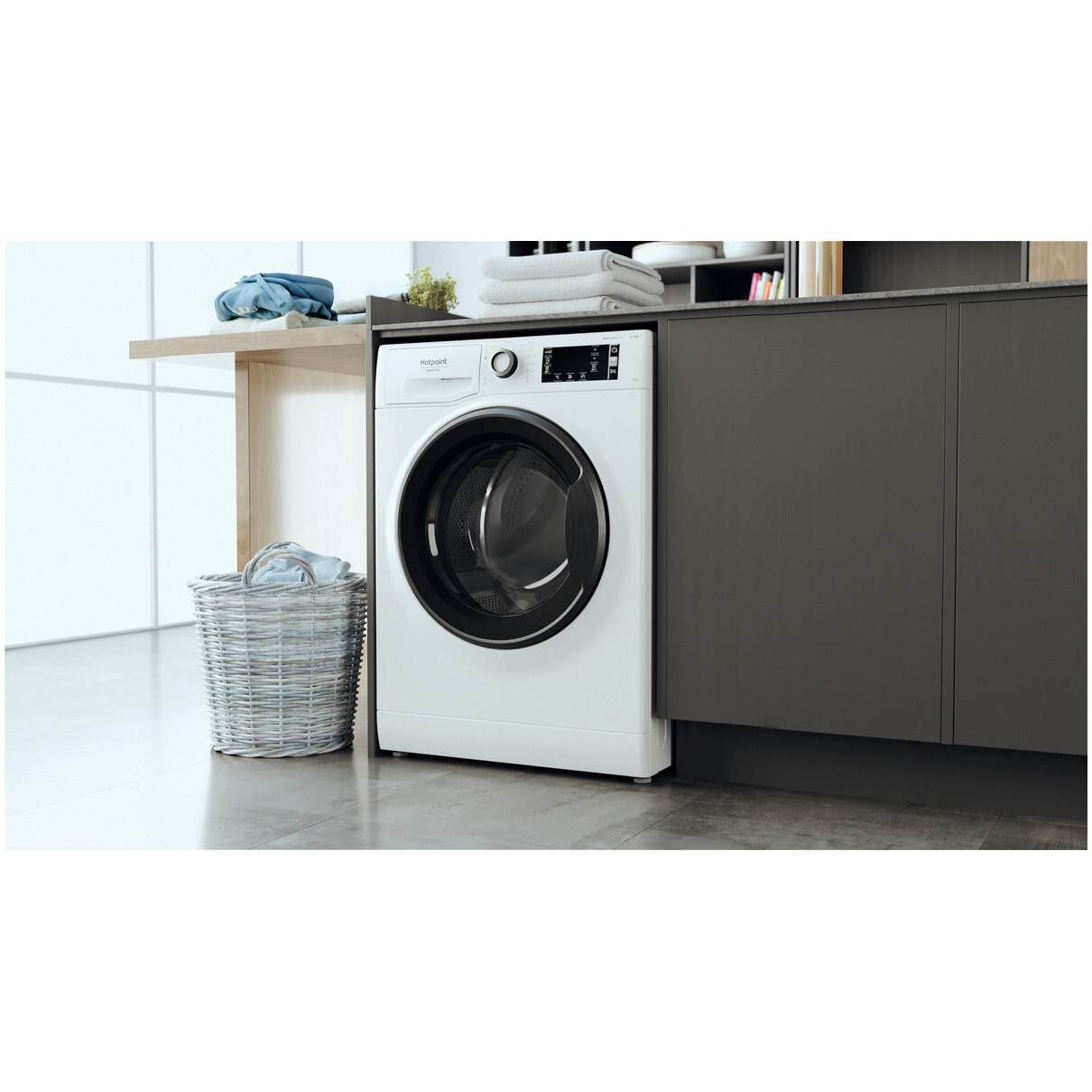 Пералня Hotpoint NLCD945WSAEUN, 9кг, 1400 об/мин, Клас B, Steam Refresh ...