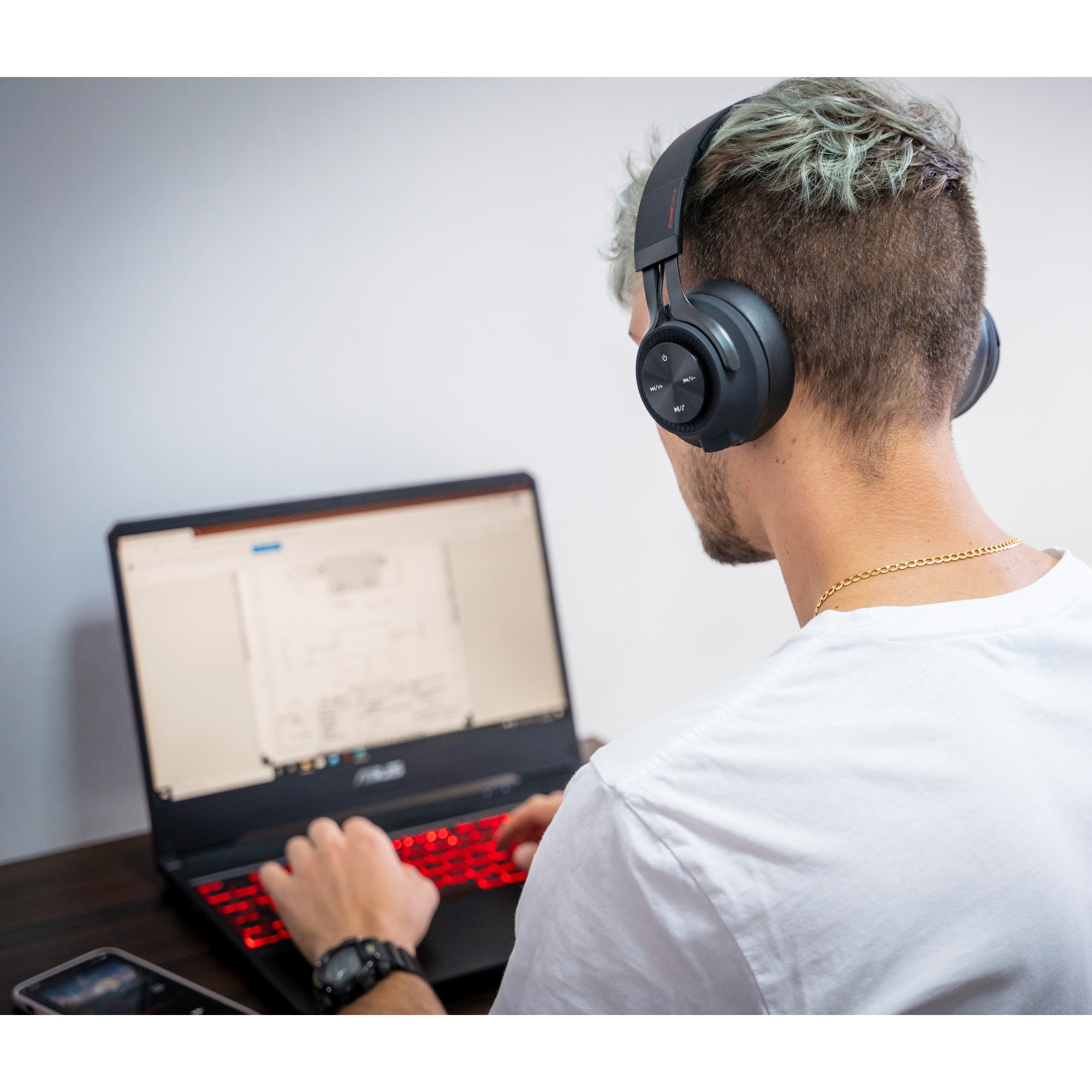 Безжични Слушалки PowerLocus P3, 40 Часа Батерия, HD Stereo,BT 5.0 ...