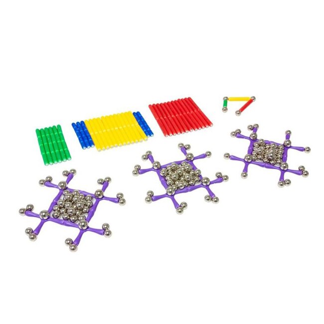 Puzzle, Set constructie magnetic, multicolor, 250 piese - eMAG.ro