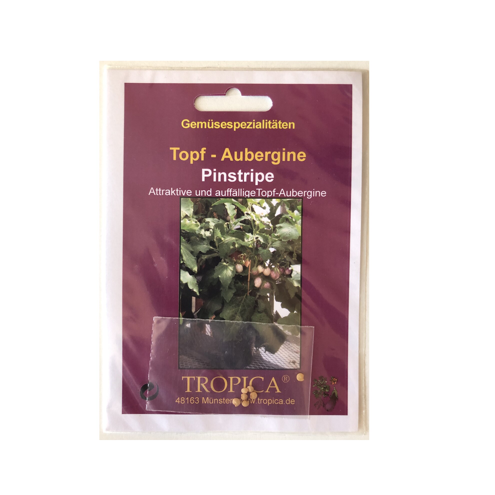 Seminte de vinete Pinstripe, 7 seminte - eMAG.ro