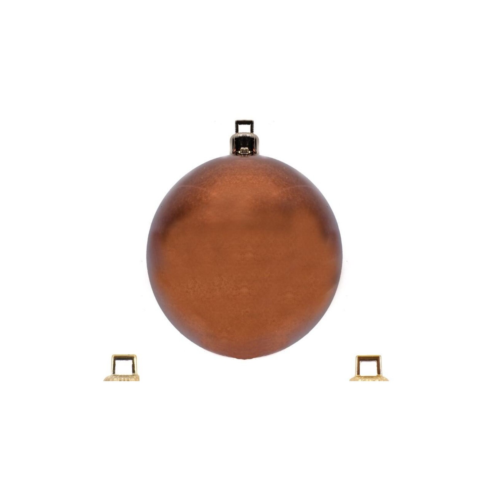 Комплект 12 кафяви коледни топки, Лъвица, 5см - eMAG.bg