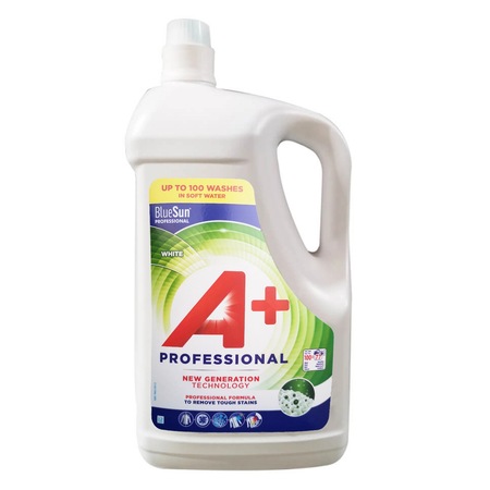 Detergent lichid, A+, pentru rufe albe, 100 spalari, 5l - eMAG.ro