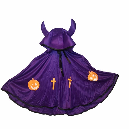 Pelerina de dracusor pentru copii, Halloween, Atelier, Textil, Mov, 6 ...