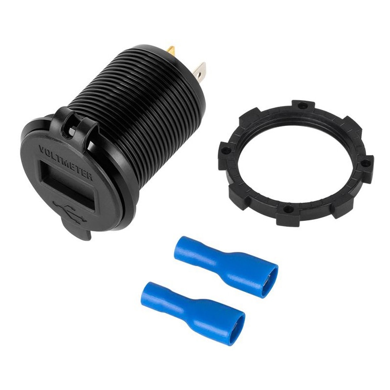 Букса за зареждане за кола, 2 x USB, 3000 mAh, Бързо зареждане ...