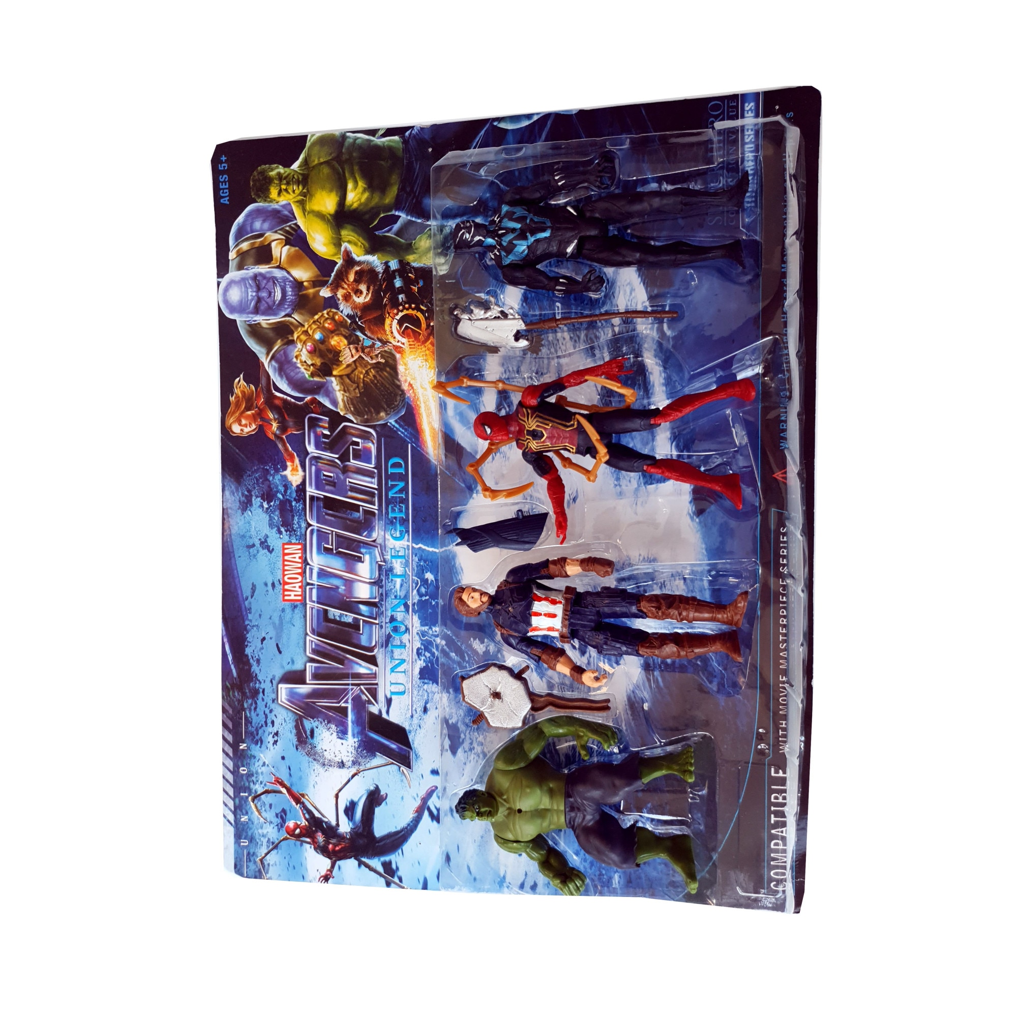 Set 4 figurine articulate tip super eroi Avengers, Hulk, Capitanul ...
