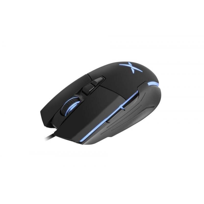 Mouse gaming Delux M522BU cu fir, RGB, 6400 DPI, 7 Butoane programabile ...