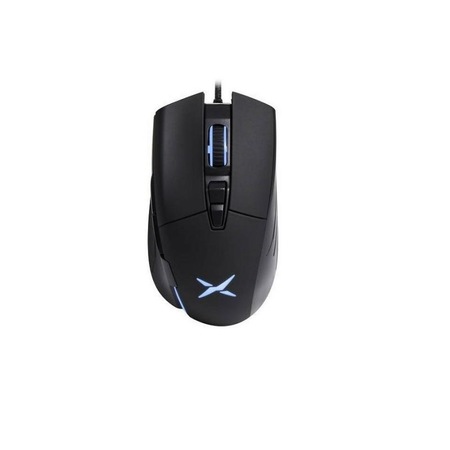 Mouse gaming Delux M522BU cu fir, RGB, 6400 DPI, 7 Butoane programabile ...