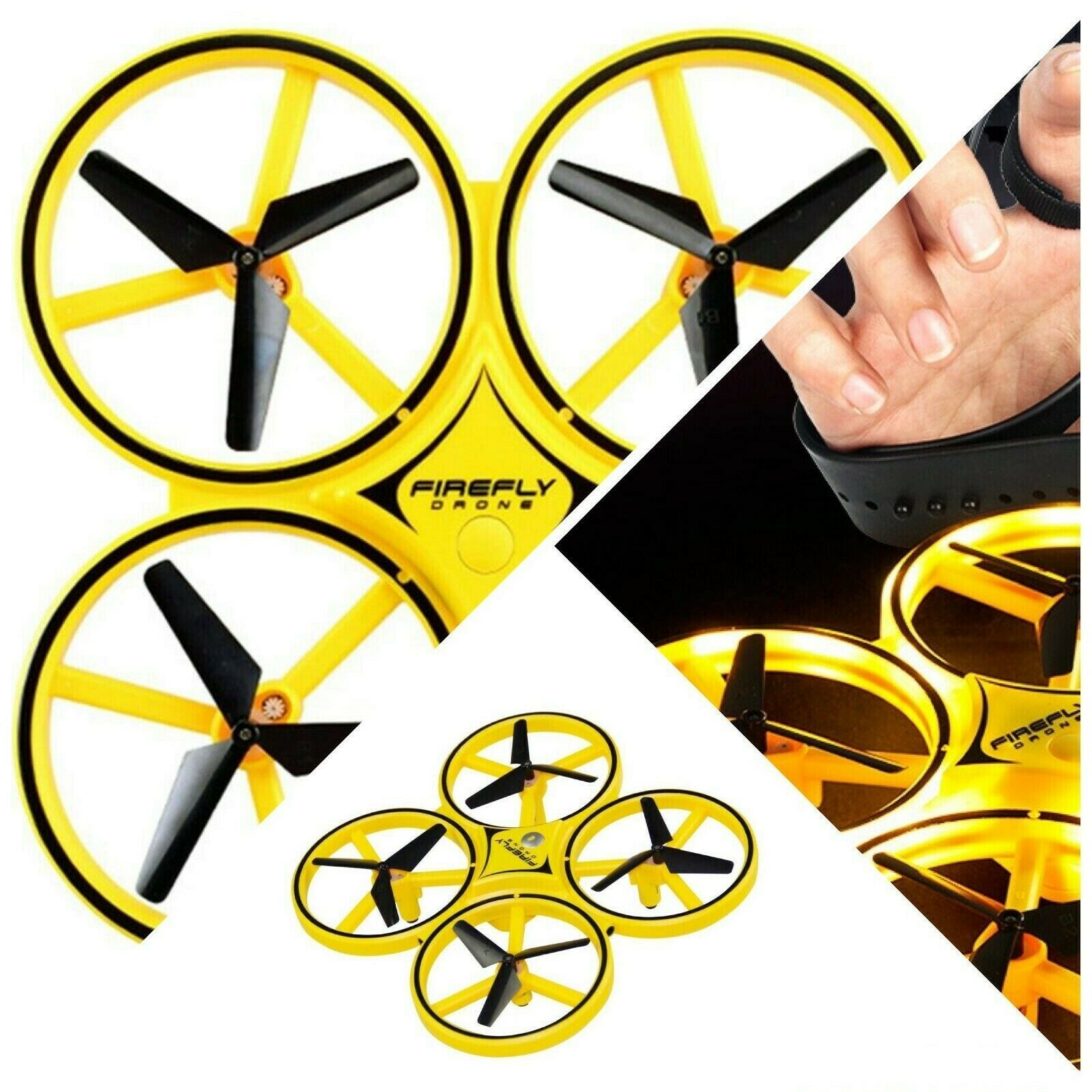 Drona inteligenta anti coliziune cu telecomanda tip ceas - eMAG.ro