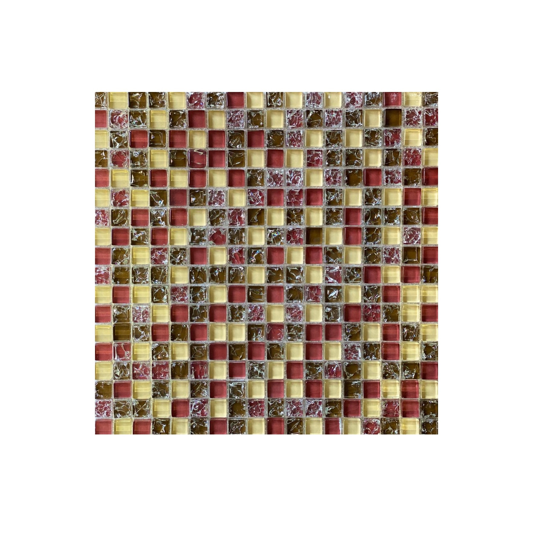 Mozaic din sticla tip cristal mix 30*30 cm - eMAG.ro