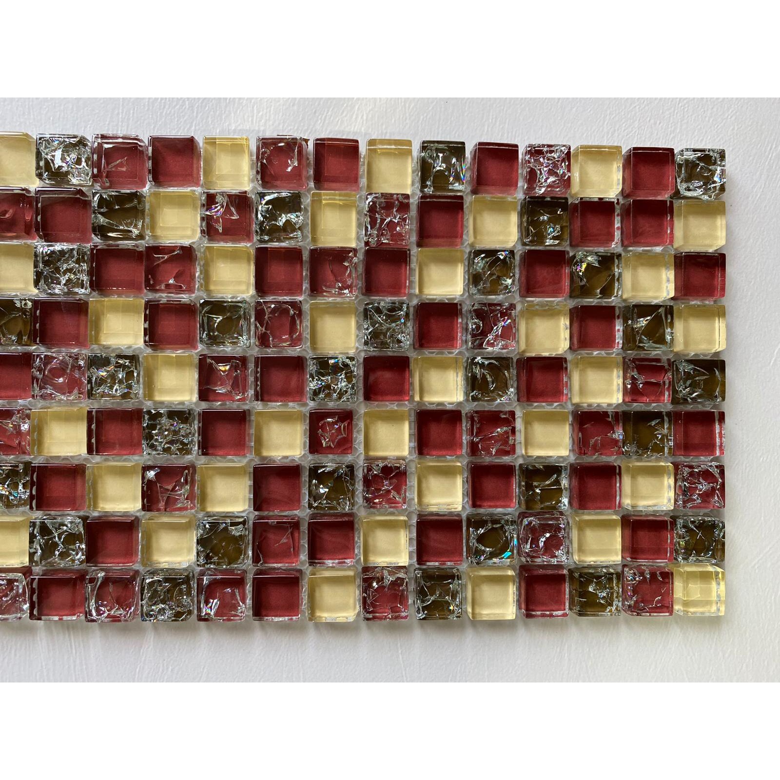 Mozaic din sticla tip cristal mix 30*30 cm - eMAG.ro