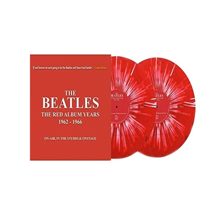 The Beatles ‎The Red Album Years 1962-1966 Limited Edition Red Splatter ...