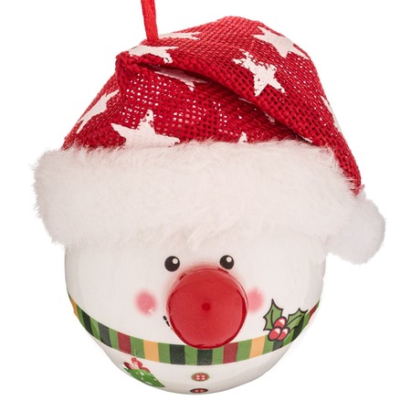 Glob cu design Mos Craciun, 6.5 cm - eMAG.ro