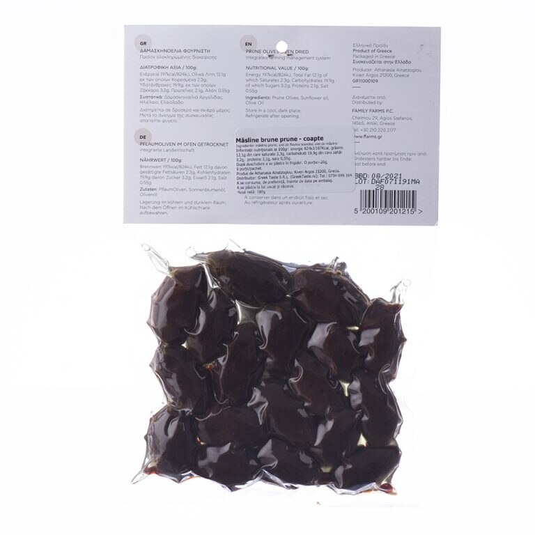 Masline tip prune Family Farms, uscate la cuptor, 100% naturale ...