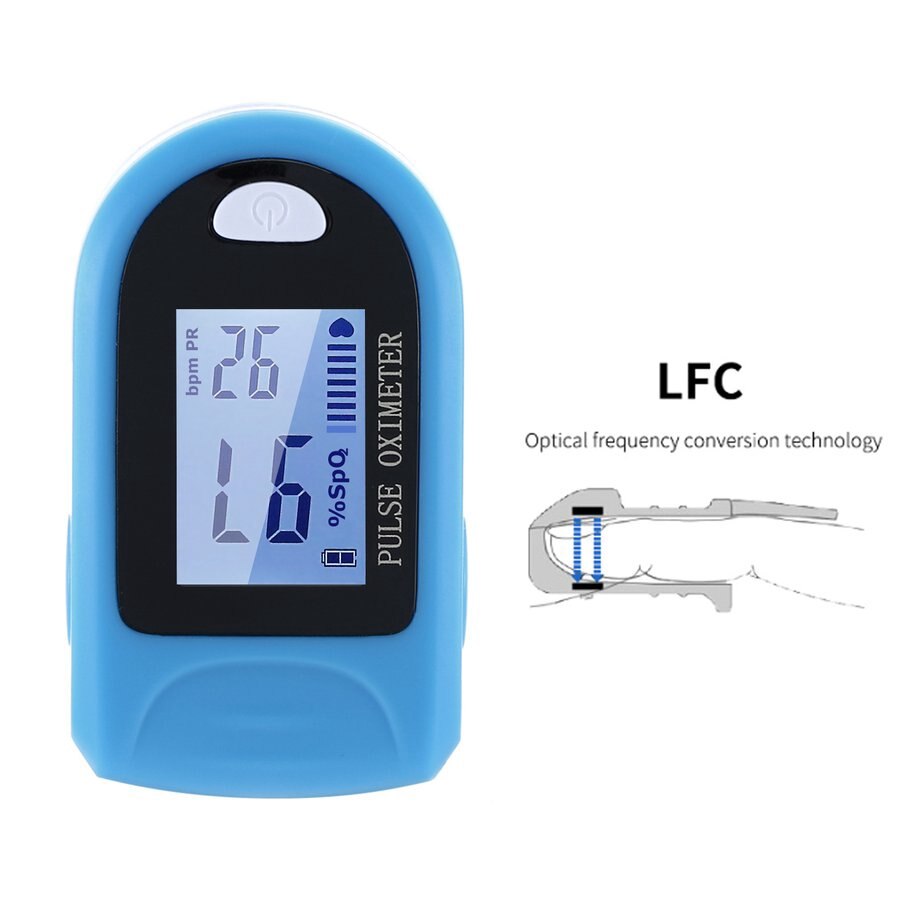 Puls-oximetru pentru deget cu display LCD - eMAG.ro