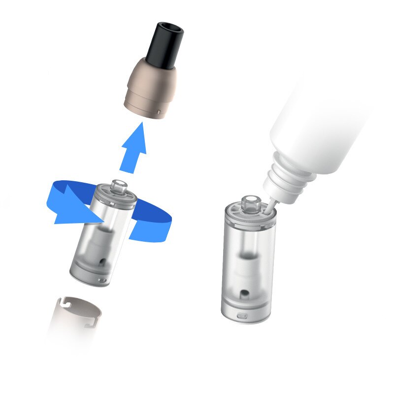 Kit Tigara Electronica Puff Zeep Pod - Gold - eMAG.ro