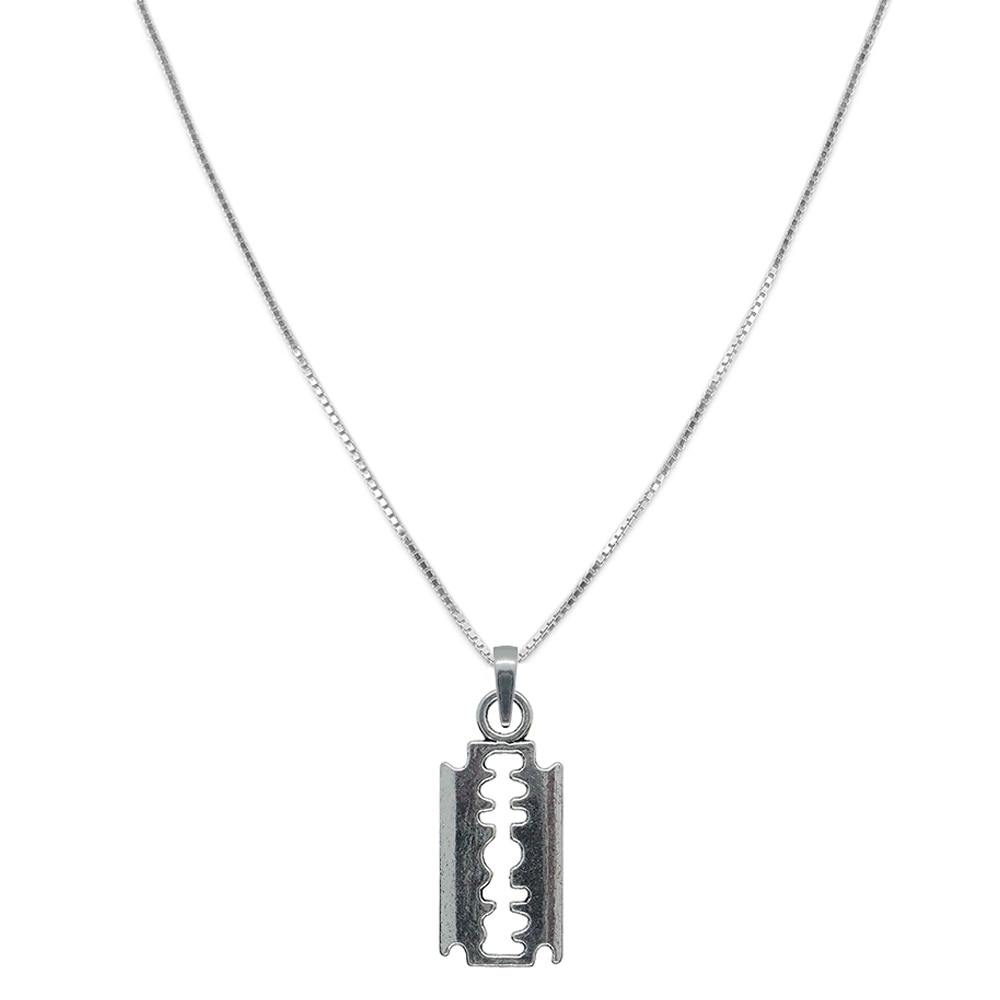 Lantisor argint personalizat pandantiv Lama barbierit 9357VEN360 Dras ...