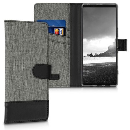 Telefontok Sony Xperia 1, textil, szürke, 47989.01 - eMAG.hu