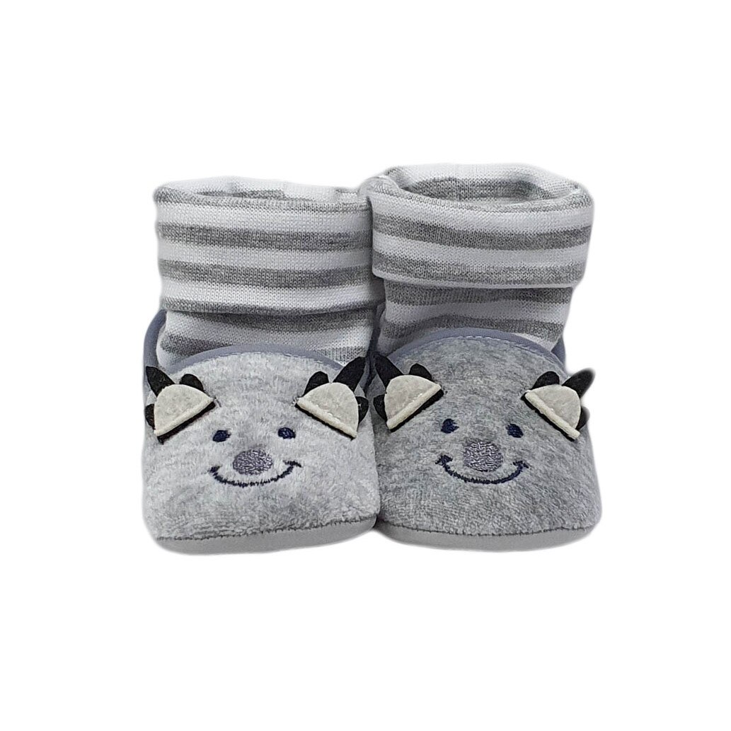 Botosei bebe model ursulet, gri - eMAG.ro