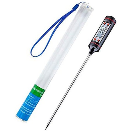 Termometru alimentar cu sonda, Pentru bucatarie, - 50°C - 300°C, Negru ...