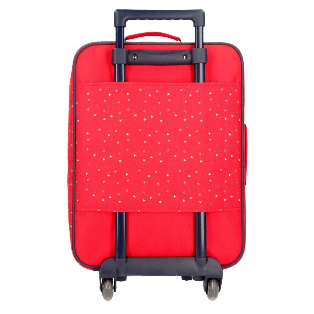Troler cabina textil 50 cm Mickey Happy - eMAG.ro