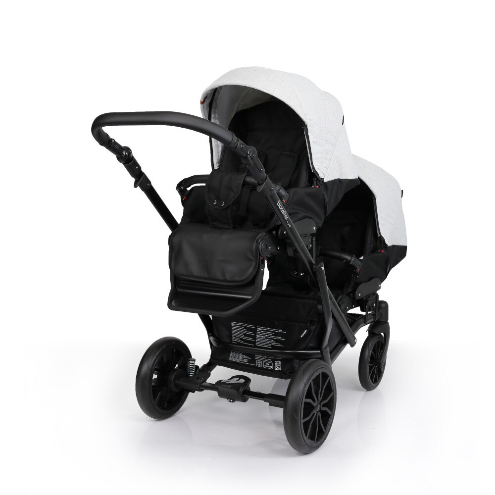 Carucior gemeni Kunert Booster Light 3 in 1 Gri/Jeans - eMAG.ro