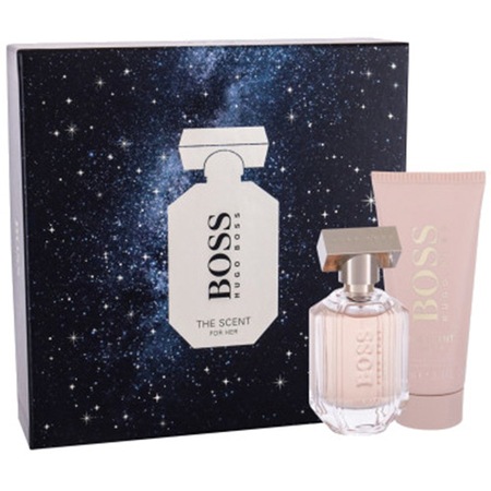 Set Hugo Boss, The Scent, Femei: Apa de Parfum, 50 ml + Lotiune de corp ...