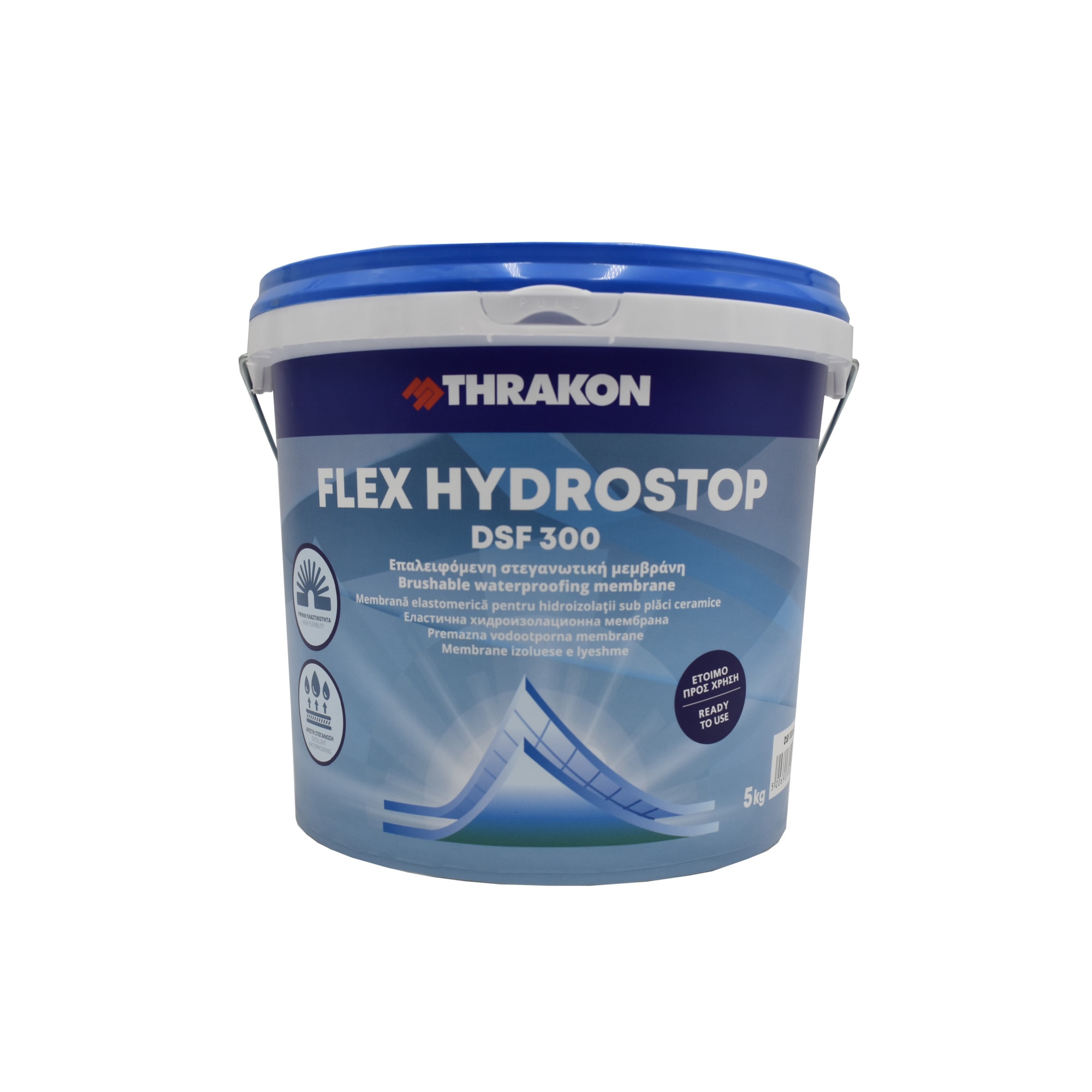 Hidroizolatie pentru bai Thrakon DSF 300 Flex Hydrostop, 5Kg - eMAG.ro