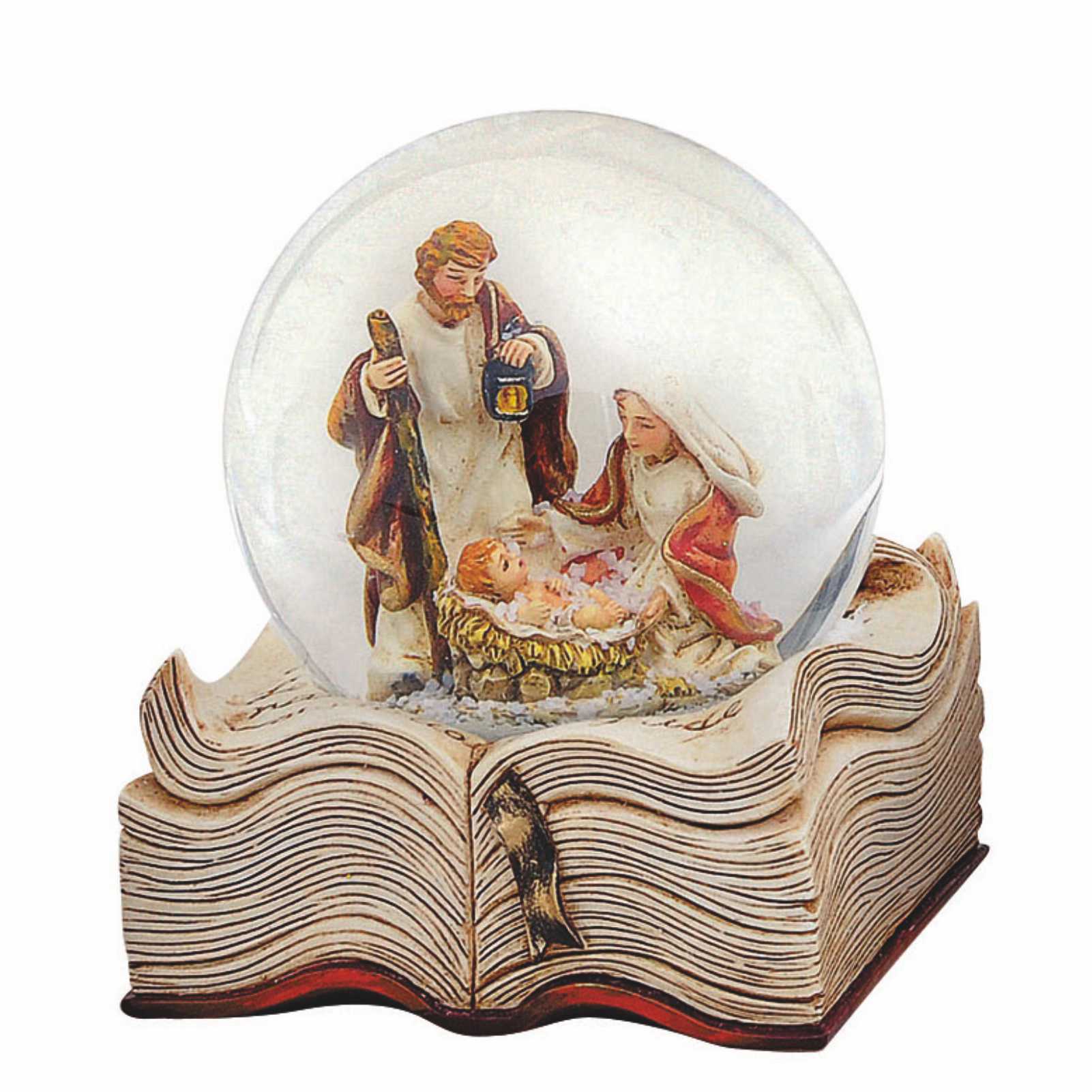 Glob de zapada asezat pe o carte deschisa, 9 cm - 1 - eMAG.ro