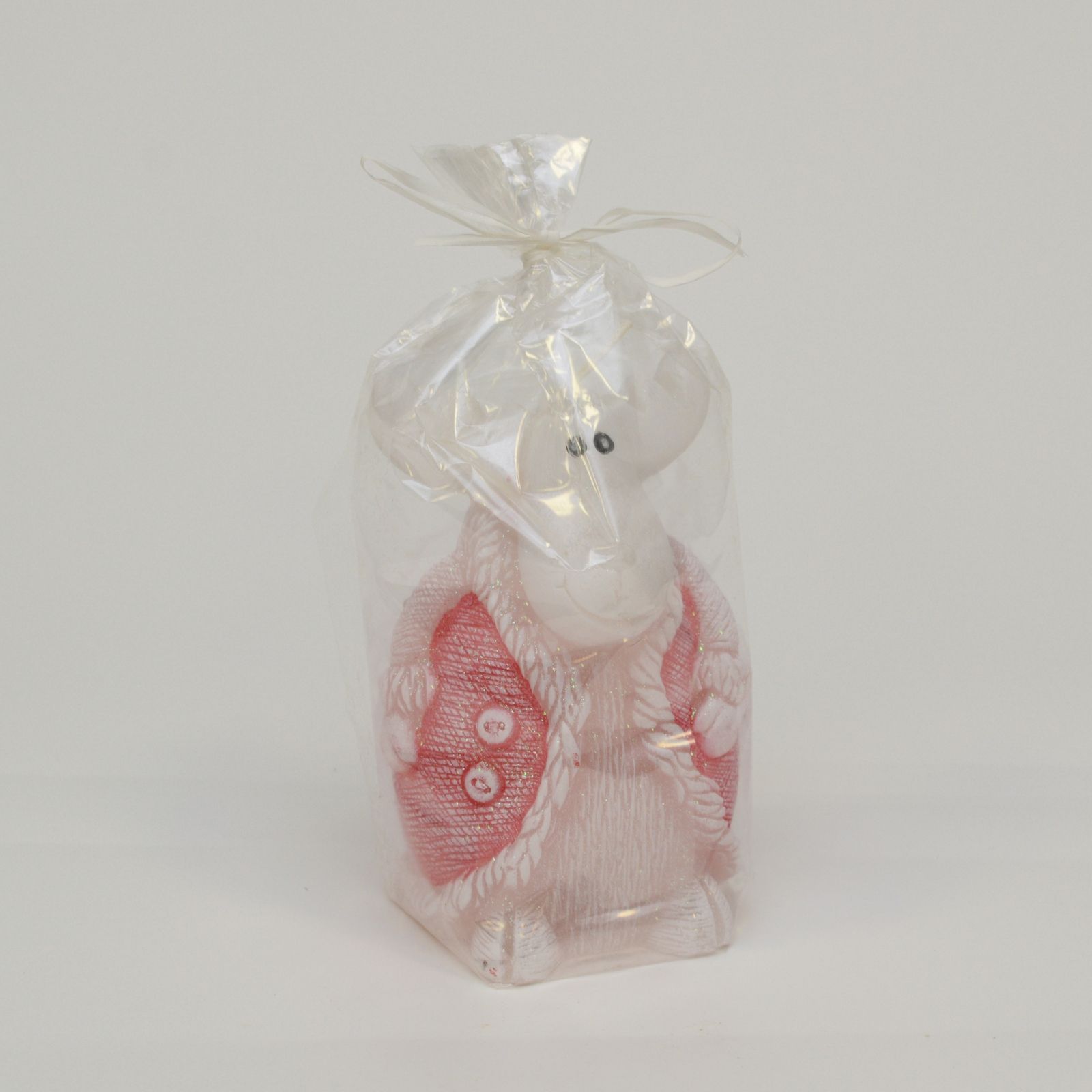 Lumanare in forma de ren, roz, 12 cm - eMAG.ro