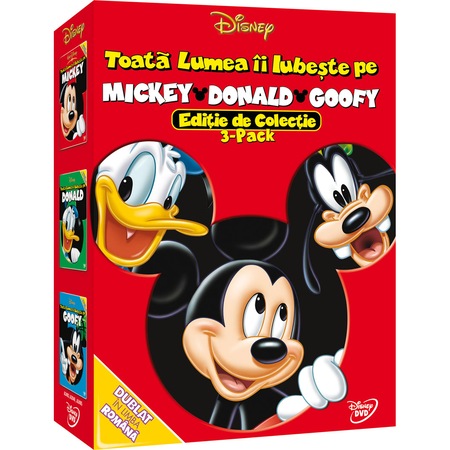 EVERYBODY LOVES MICKEY, DONALD & GOOFY [DVD] [2013] - eMAG.ro