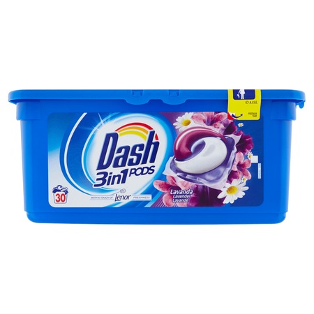 Detergent rufe, Dash, Lavanda, Capsule 3in1, 30 spalari - eMAG.ro