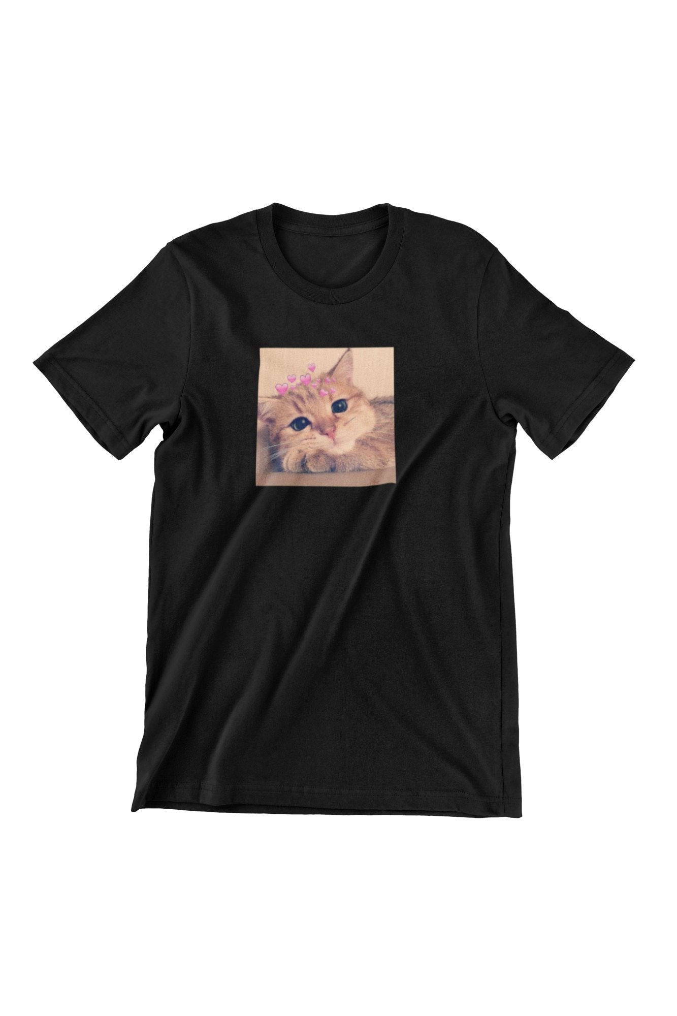 Férfi póló Cats, Hearts, fekete, S - eMAG.hu