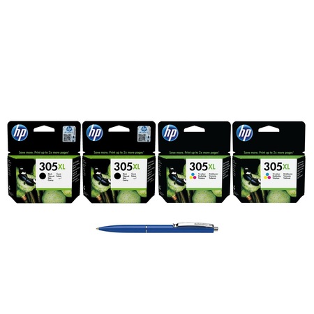HP 2X 3YM62AE 305XL fekete, 2X 3YM63AE 305XL színes és Pix Schneider ...