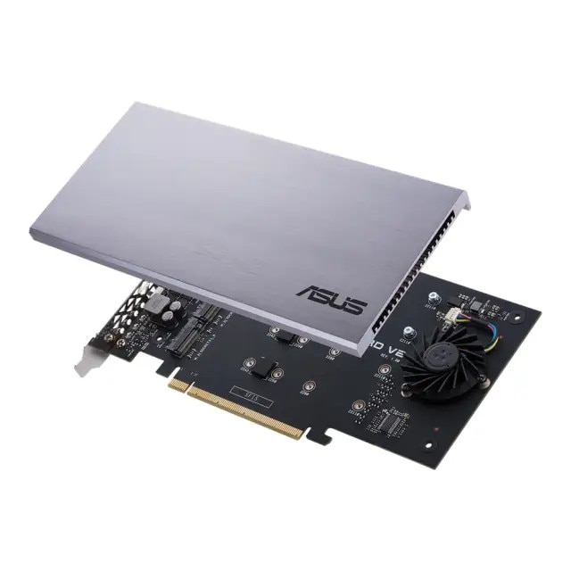 Solid State Drive (SSD) Asus Hyper M.2 X16 Card V2, Connect 4 X PCIE 3. ...