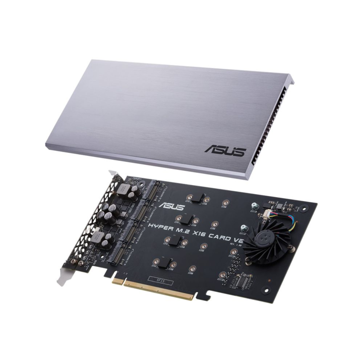 Solid State Drive (SSD) Asus Hyper M.2 X16 Card V2, Connect 4 X PCIE 3. ...