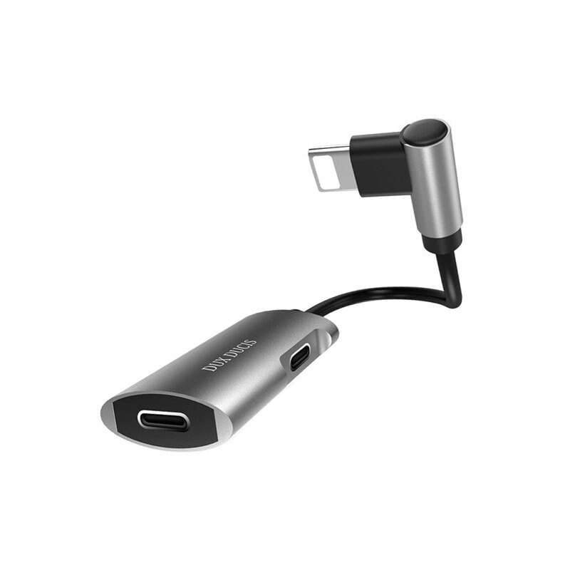 Adaptor Lightning Iphone 2in1 Casti Si Incarcator, Dux Ducis K3 - Negru ...