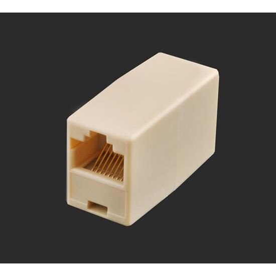 Адаптер, съединител, конектор UTP RJ45 женски към RJ45 женски - eMAG.bg