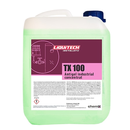 Antigel concentrat pentru instalatii termice ,ChemX,Liquitech TX 100 ...
