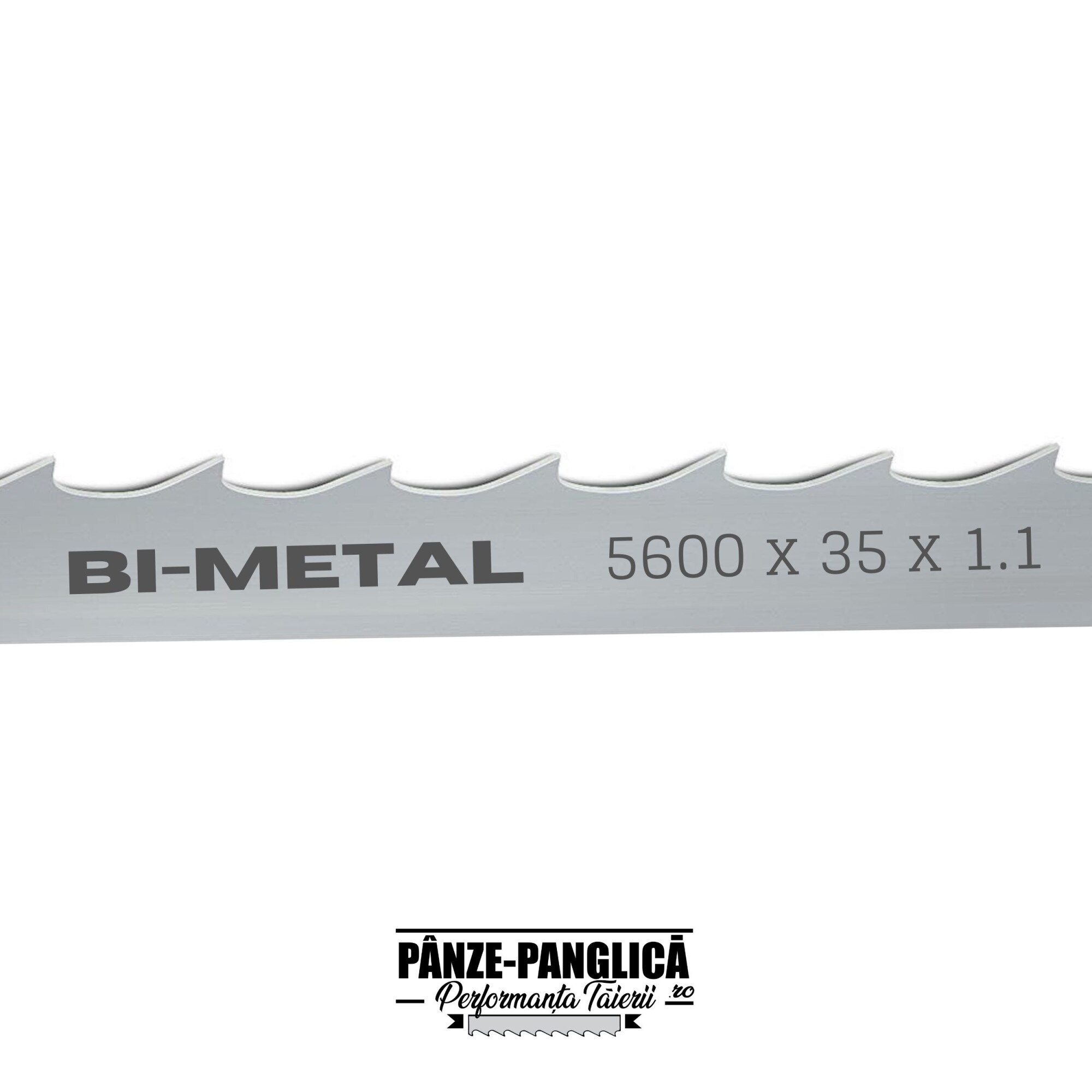 Set 10 Panze banzic Bimetal 5600x35x1.1, fierastrau panglica / gater ...