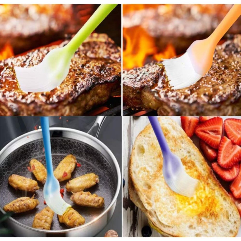 Pensula din Silicon pentru Gatit, Portocalie - eMAG.ro