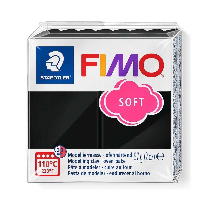 Pasta de modelaj FIMO Soft 57g Negru - eMAG.ro