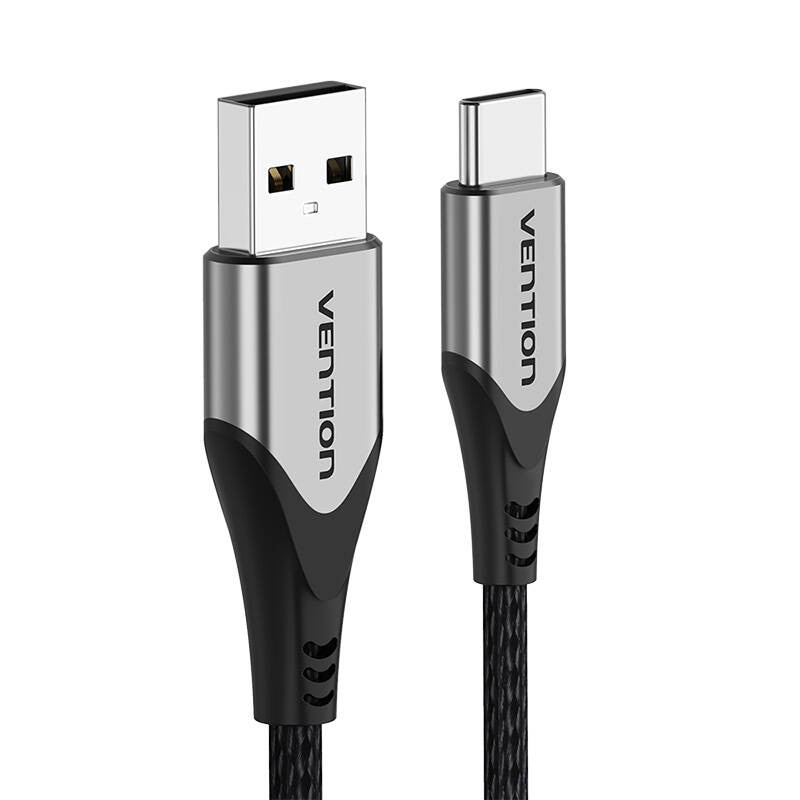 Cablu USB 2.0 A la USB-C 3A 0,5 m Vention CODHD gri - eMAG.ro