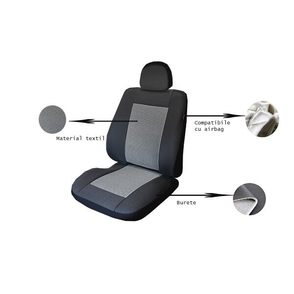 Huse scaune fata, Lux, Material Textil, Model Universal, SMARTIC ...