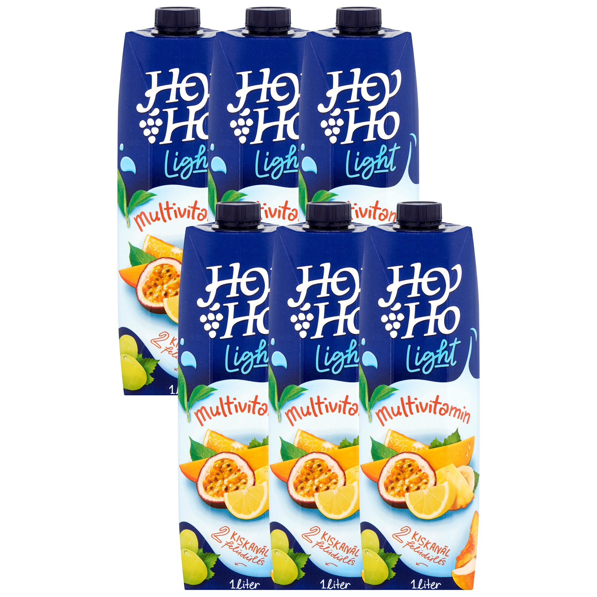 Hey-ho Multivitamin light gyümölcslé, 25%, 6 x 1 l - eMAG.hu